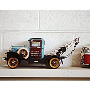 Old Modern Handicrafts 1931 Ford Model A Tow Truck - 1:12 Scale Model Truck - an Elegant Decor Piece for Any Space - 16.8L x 6.0W x 6.0H Inches