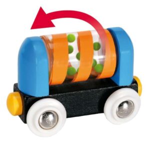 BRIO My First Railway - 33727 Beginner Pack | Engaging Wooden Toy Train Set for Toddlers Age 18 Months and Up | FSC-Certified Materials | Compatible with All My First Railway and BRIO World Toys