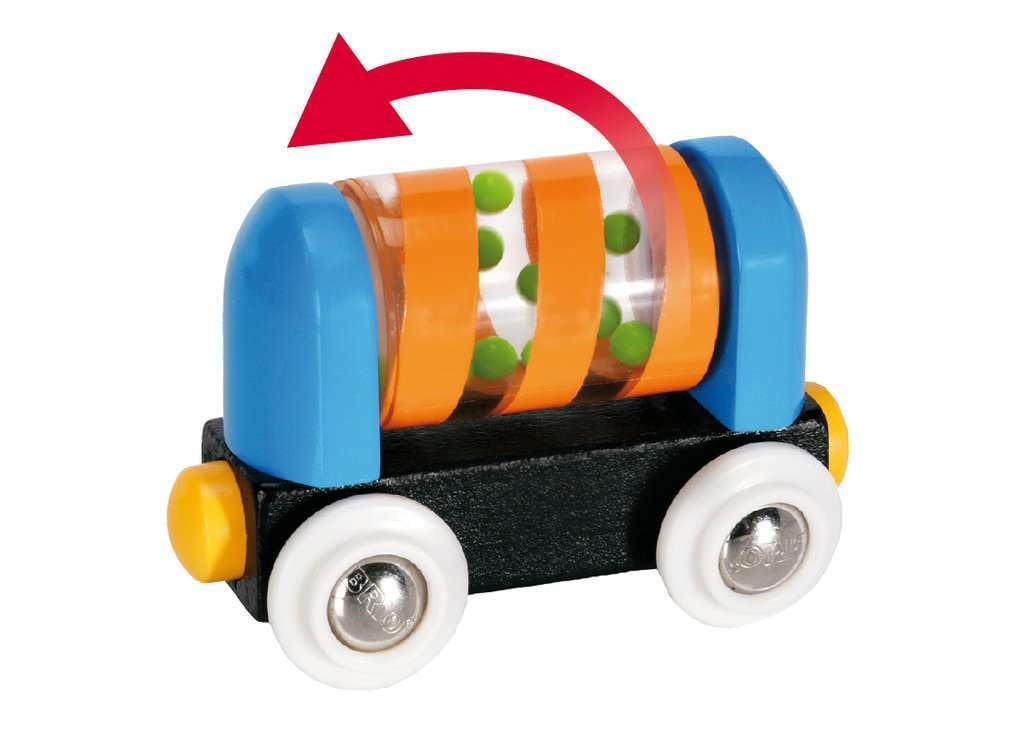 BRIO My First Railway - 33727 Beginner Pack | Engaging Wooden Toy Train Set for Toddlers Age 18 Months and Up | FSC-Certified Materials | Compatible with All My First Railway and BRIO World Toys