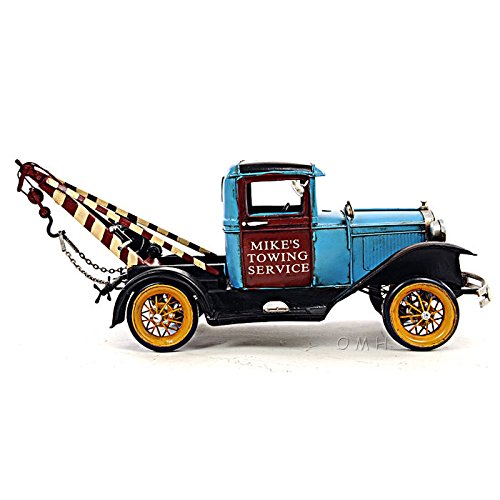 Old Modern Handicrafts 1931 Ford Model A Tow Truck - 1:12 Scale Model Truck - an Elegant Decor Piece for Any Space - 16.8L x 6.0W x 6.0H Inches