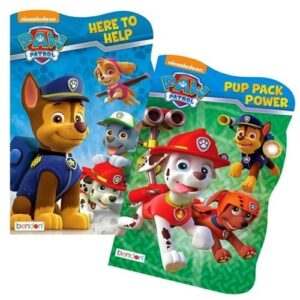 paw patrol board book set - 2 shaped board books (original version)