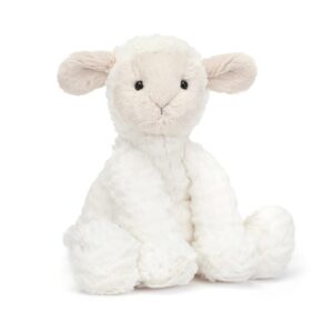 jellycat fuddlewuddle lamb stuffed animal, medium 9 inches | lamp and sheep plush toy | classic children's gift