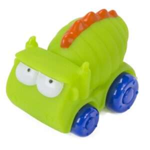 Kidoozie Mini Monster Trucks – Teaches Beneficial Roleplay and Employs Tactile Engagement – Includes Yellow, Orange, Blue, Green, and Red Trucks with Varying Facial Expressions – For Ages 18 Months and Up