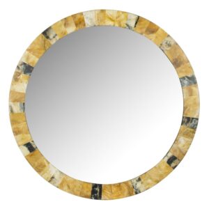 safavieh home collection white nouveau wave mirror