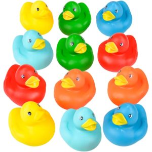 rhode island novelty 2" solid color rubber duckies