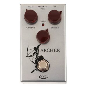 j. rockett audio designs tour series archer overdrive and boost guitar effects pedal