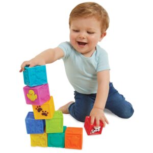 Earlyears Squeak 'n Stack Blocks Baby Toy