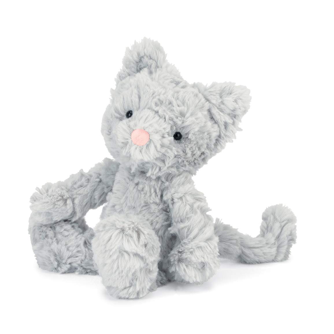 Jellycat Squiggle Kitty Stuffed Animal, Small, 9 inches