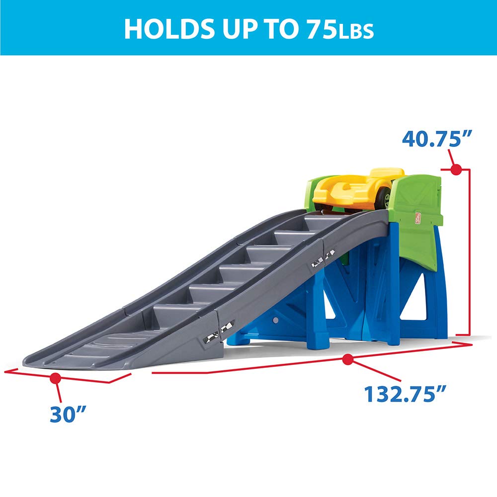 Step2 Extreme Coaster Kids Ride On Toy, Push Car, Indoor/Outdoor Roller Coaster & Playset, Made of Durable Plastic, Max Weight 80 lbs., For Toddlers 3+ Years Old