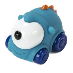 Kidoozie Mini Monster Trucks – Teaches Beneficial Roleplay and Employs Tactile Engagement – Includes Yellow, Orange, Blue, Green, and Red Trucks with Varying Facial Expressions – For Ages 18 Months and Up