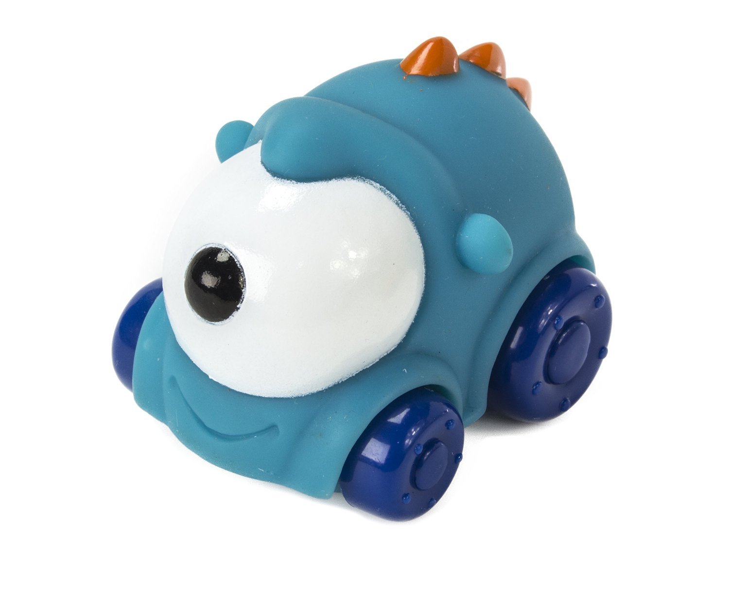 Kidoozie Mini Monster Trucks – Teaches Beneficial Roleplay and Employs Tactile Engagement – Includes Yellow, Orange, Blue, Green, and Red Trucks with Varying Facial Expressions – For Ages 18 Months and Up