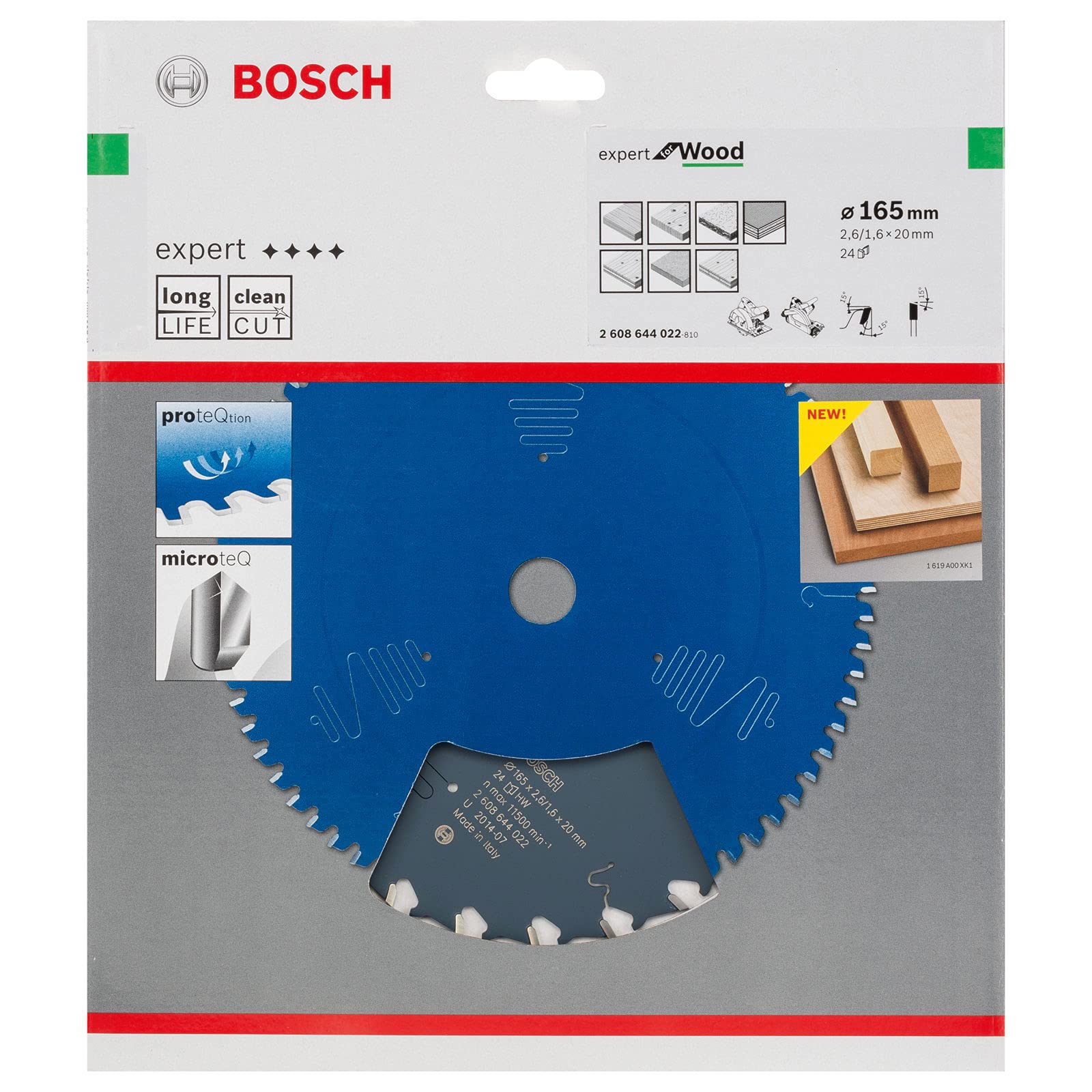 Bosch 2329911 Circular Saw Blade, Blue