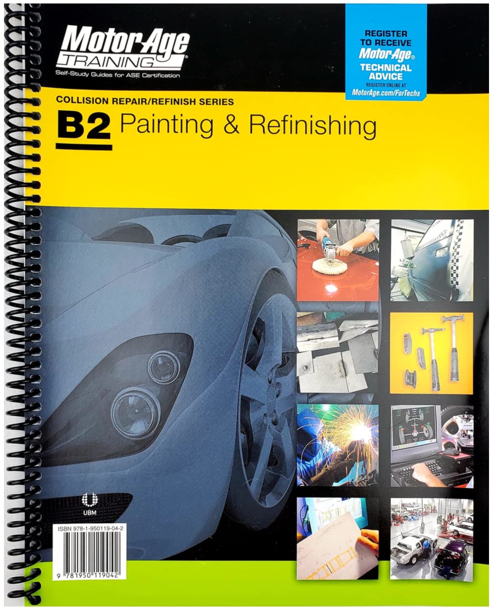 ASE Certification Test Prep Collision Repair (B2 - B6) Study Guide Package