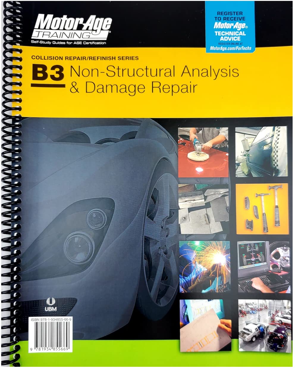 ASE Certification Test Prep Collision Repair (B2 - B6) Study Guide Package