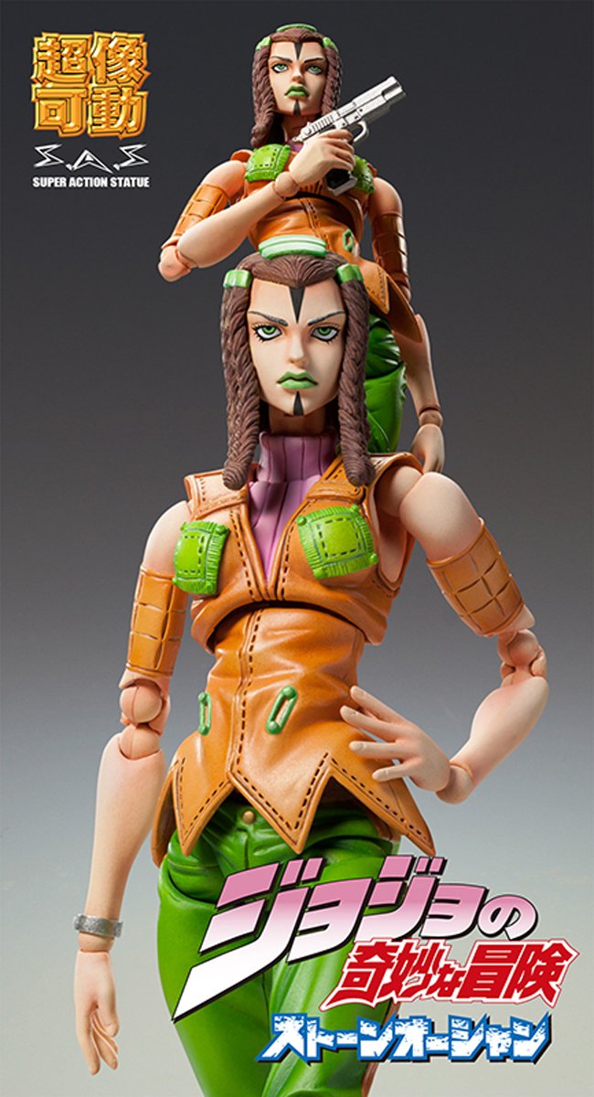 Medicos JoJo's Bizarre Adventure: Part 6--Stone Ocean: Hermes Costello Super Action Statue