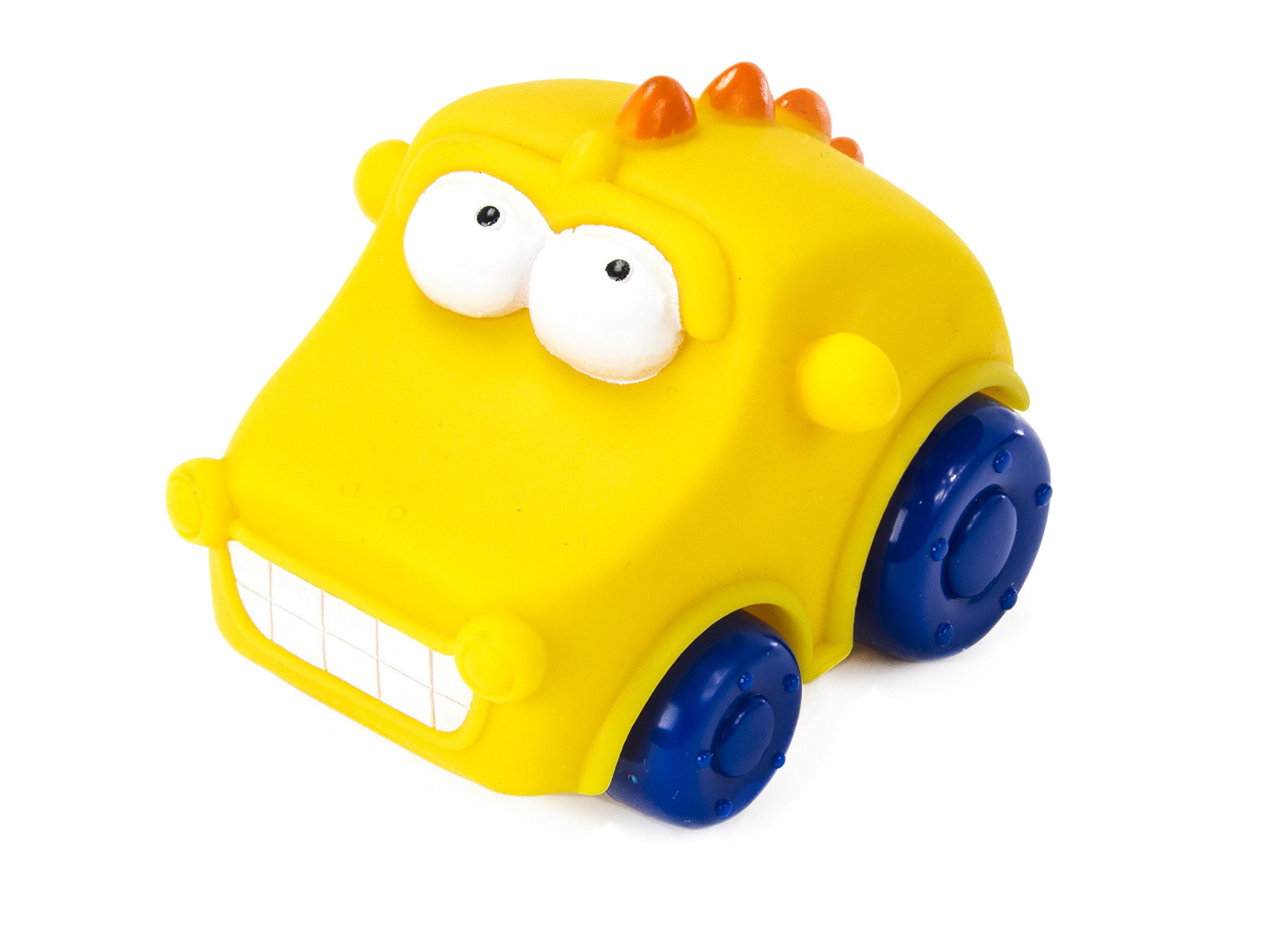 Kidoozie Mini Monster Trucks – Teaches Beneficial Roleplay and Employs Tactile Engagement – Includes Yellow, Orange, Blue, Green, and Red Trucks with Varying Facial Expressions – For Ages 18 Months and Up