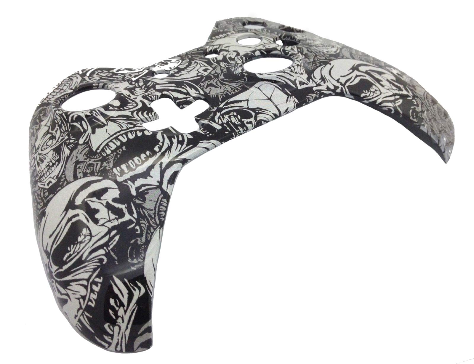 E-MODS GAMING® WHITE ZOMBIE Pattern Hydro Dipped Front Shell Cover Mod for Xbox One Controller