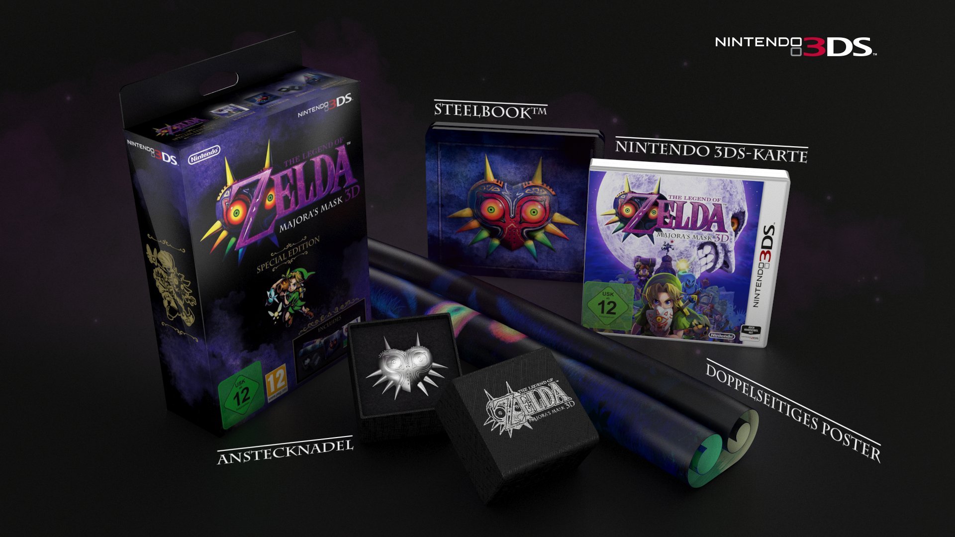 Zelda Majora's Mask Special Edition for Nintendo 3DS (European Import)