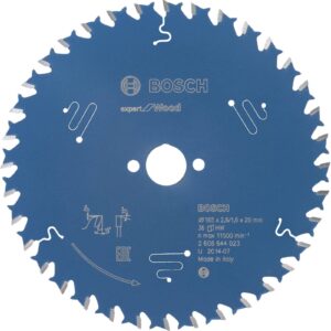 bosch 2608644023 exwoh 6.5" x 20mm 36t circular saw blade top precision