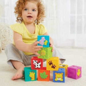 Earlyears Squeak 'n Stack Blocks Baby Toy