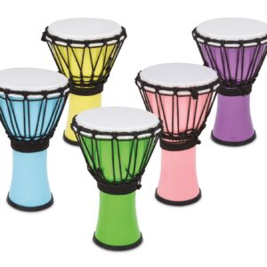 Toca TFCDJ-7PK Colorsound 7-Inch Djembe, Pastel Pink