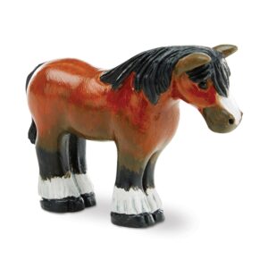 Melissa & Doug Created by Me! Horse Figurines Craft Kit (2 Resin Horses, 6 Paints, Paintbrush)