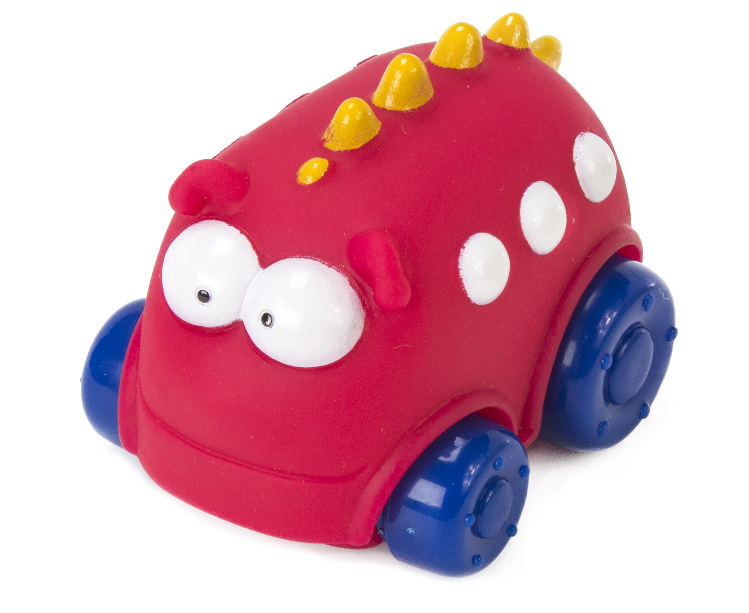 Kidoozie Mini Monster Trucks – Teaches Beneficial Roleplay and Employs Tactile Engagement – Includes Yellow, Orange, Blue, Green, and Red Trucks with Varying Facial Expressions – For Ages 18 Months and Up