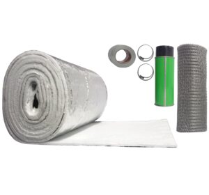 rockford chimney supply chimney liner insulation blanket kit, 3 to 6 inch diameter x 25 feet