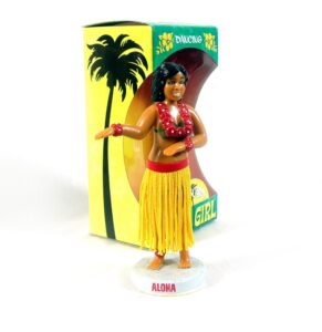 accoutrements dashboard dancing hula girl green