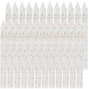 stunning white & glitter spiral birthday candles - pack of 24 - dazzle your celebrations with these gorgeous and long-lasting party candles