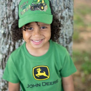 John Deere boys John Deere Kids Trademark Short Sleeve Tee T Shirt, Green, 3 US