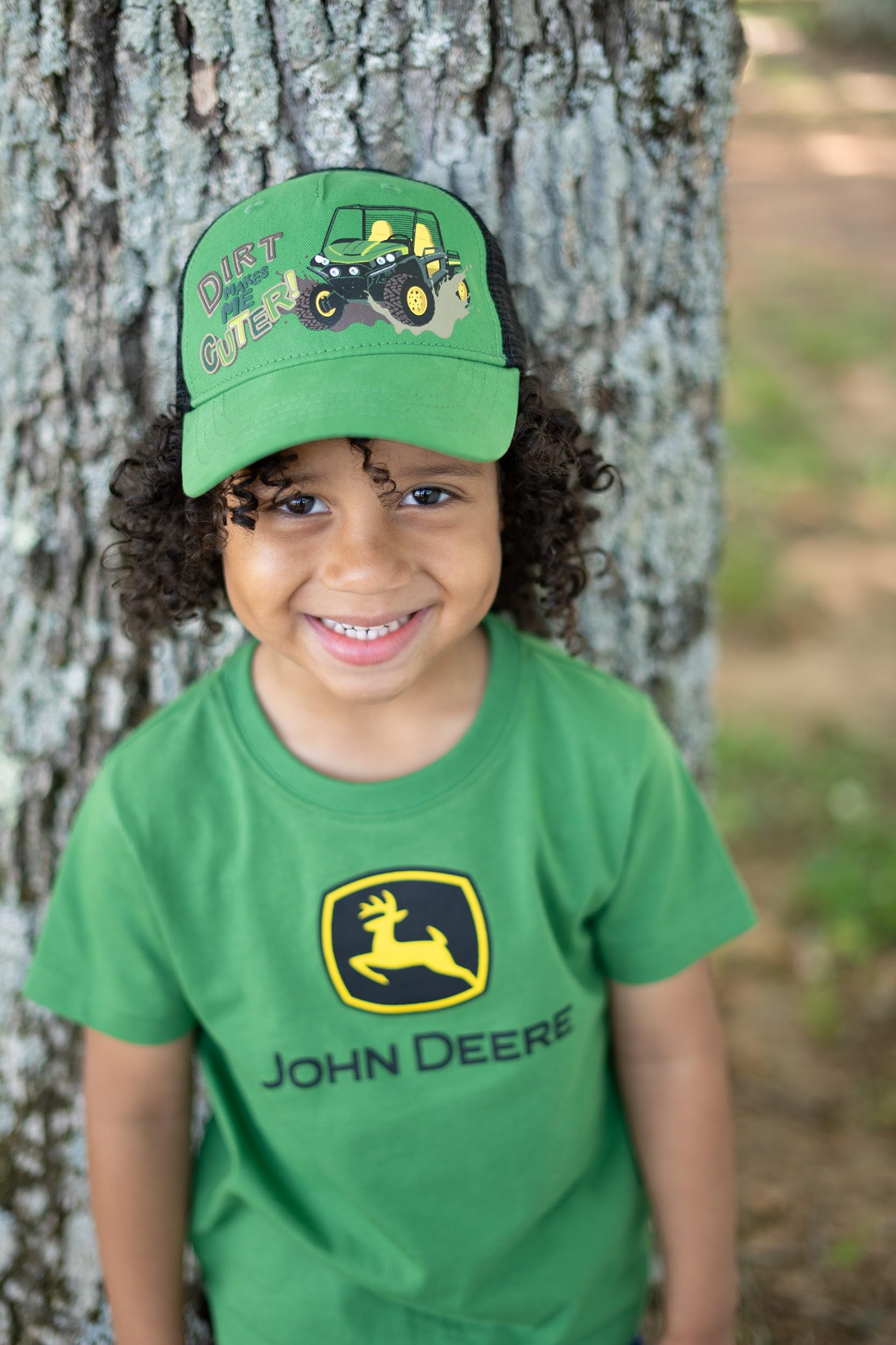 John Deere boys John Deere Kids Trademark Short Sleeve Tee T Shirt, Green, 3 US