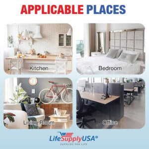 LifeSupplyUSA HEPA Filter Replacement Compatible with Idylis IAP-10-050, IAP-10-125, AC-2125, AC-2126 Air Purifiers, IAF-H-100B (0412558)