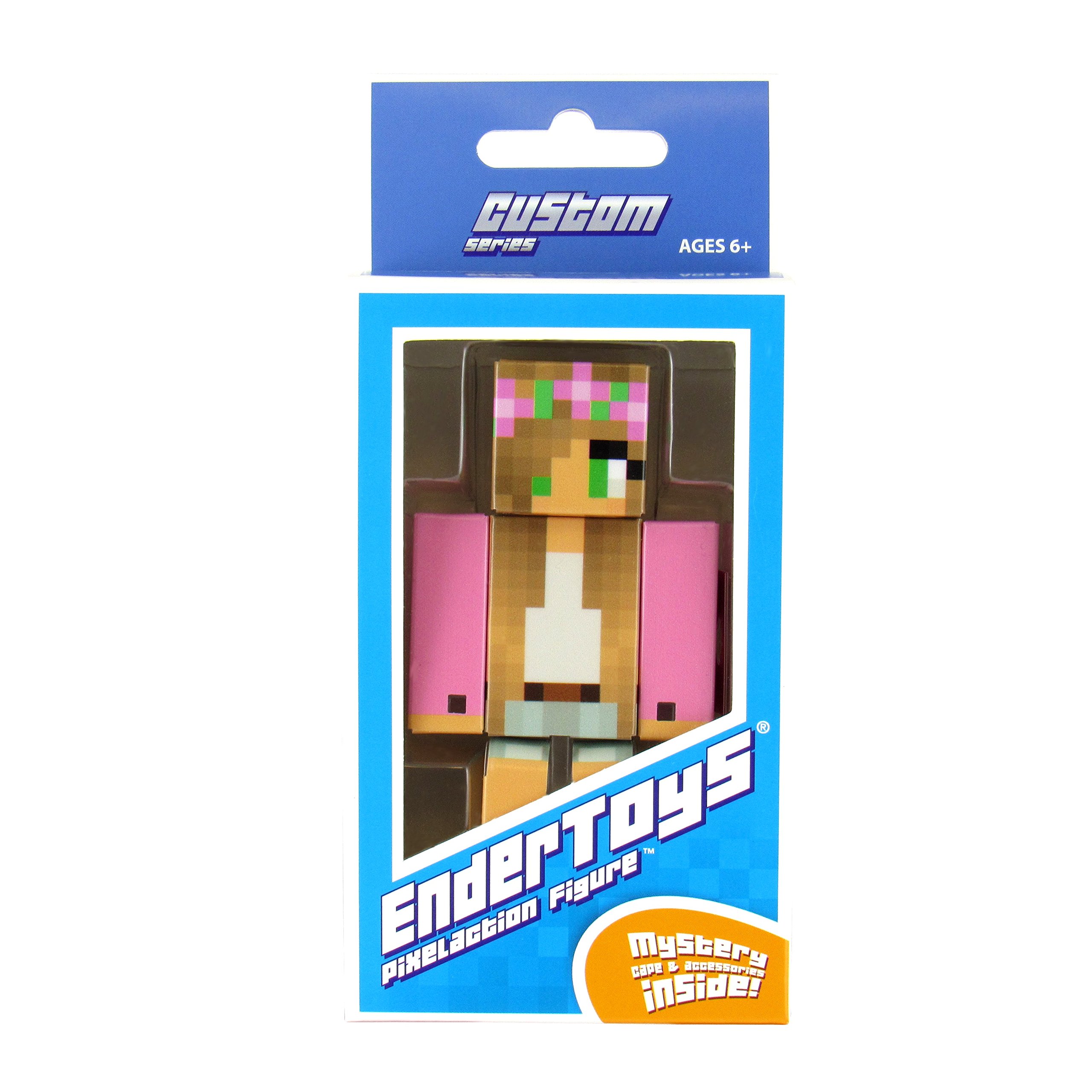 EnderToys Pink Flower Girl Action Figure