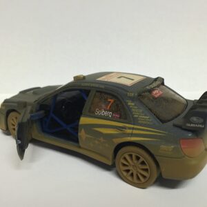 KiNSMART 2007 Subaru Impreza WRC Racing Edition 5 Inch 1:36 Scale Die Cast Metal Model Toy Race Car After Race Dirty Version