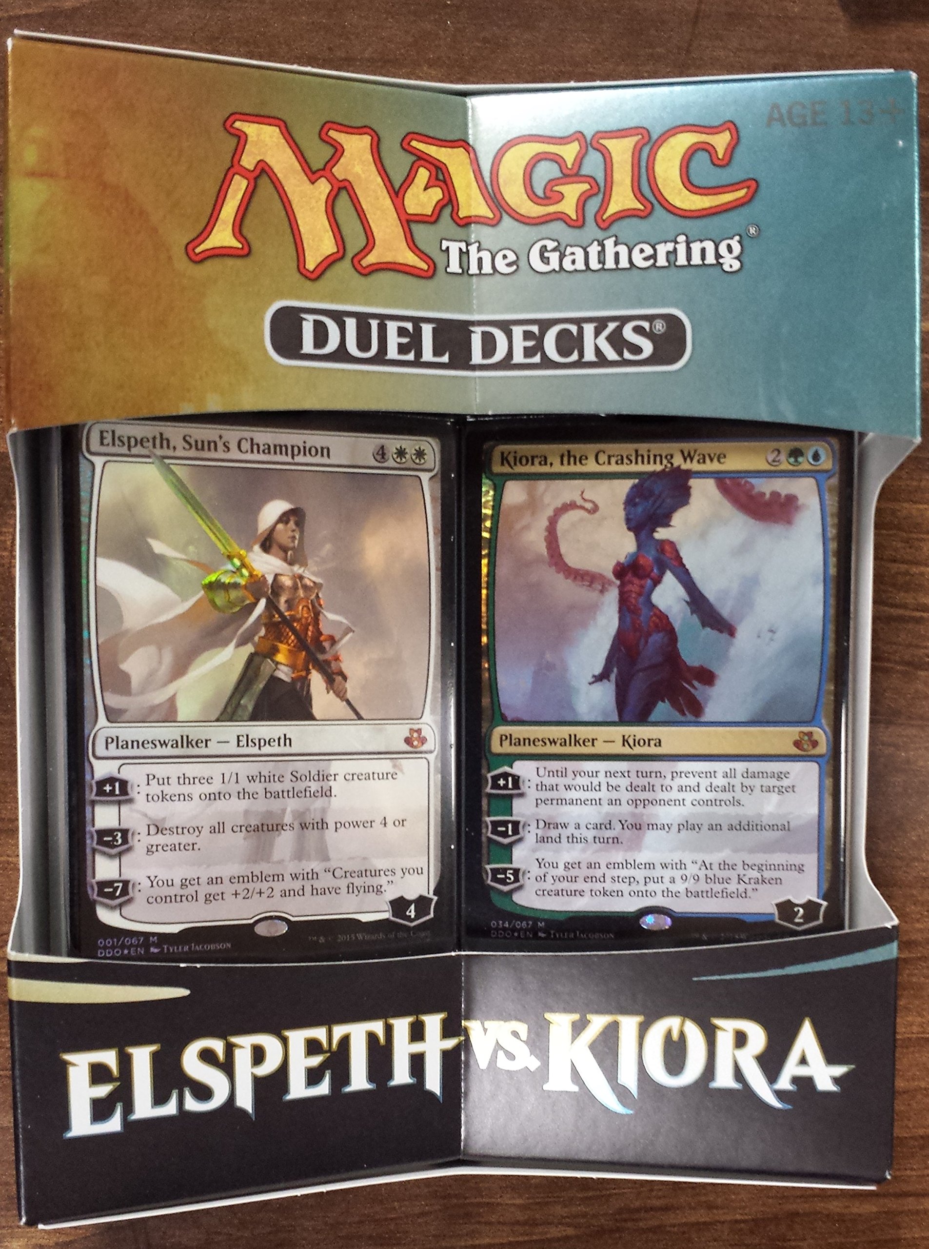 Magic: the Gathering Elspeth vs. KIORA - MTG 2015 Duel Decks Box Set - 120 Cards