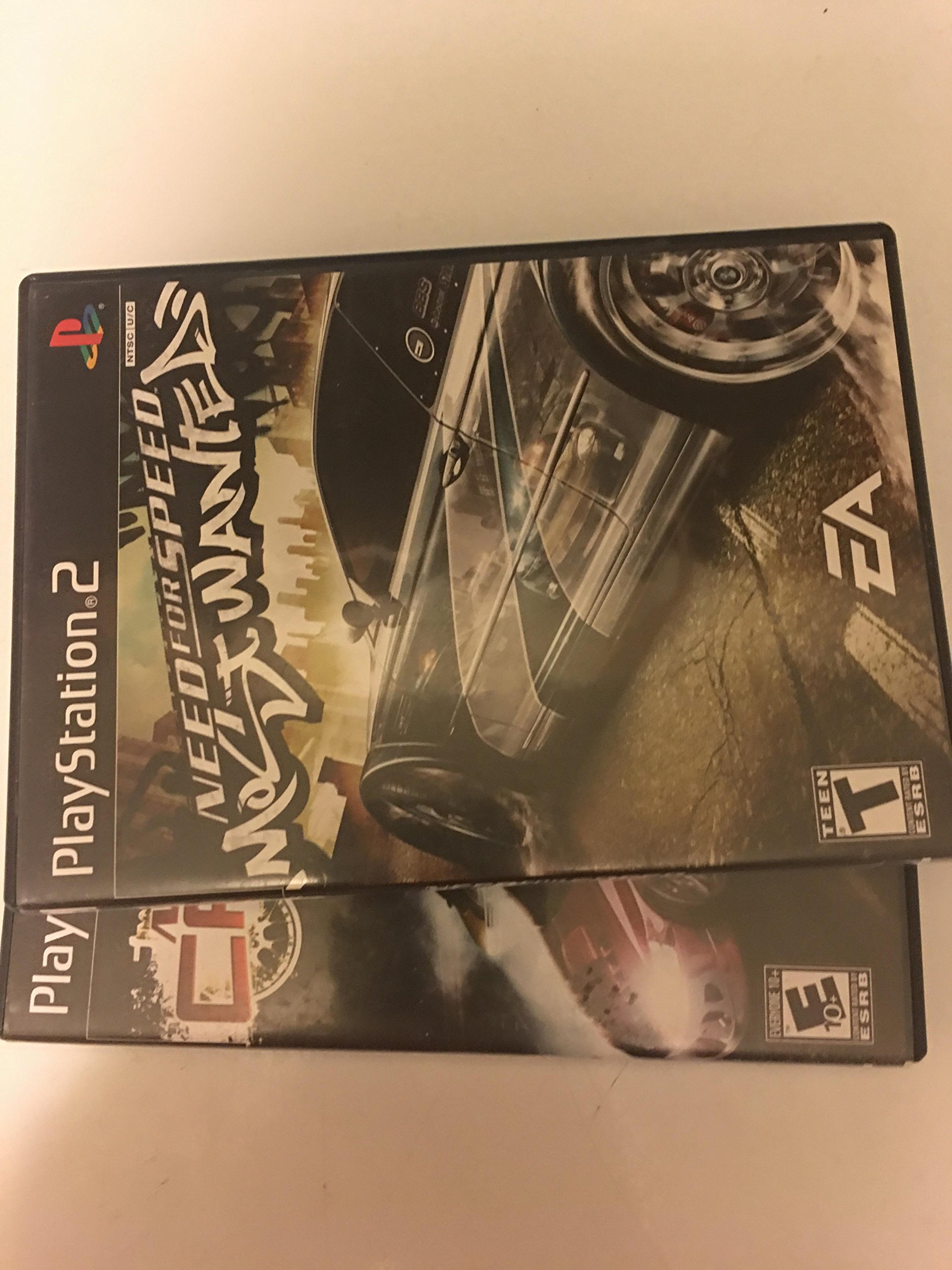 Need for Speed Most Wanted and Need for Speed Carbon (2 Pk) Bundle Set for Sony PlayStation 2