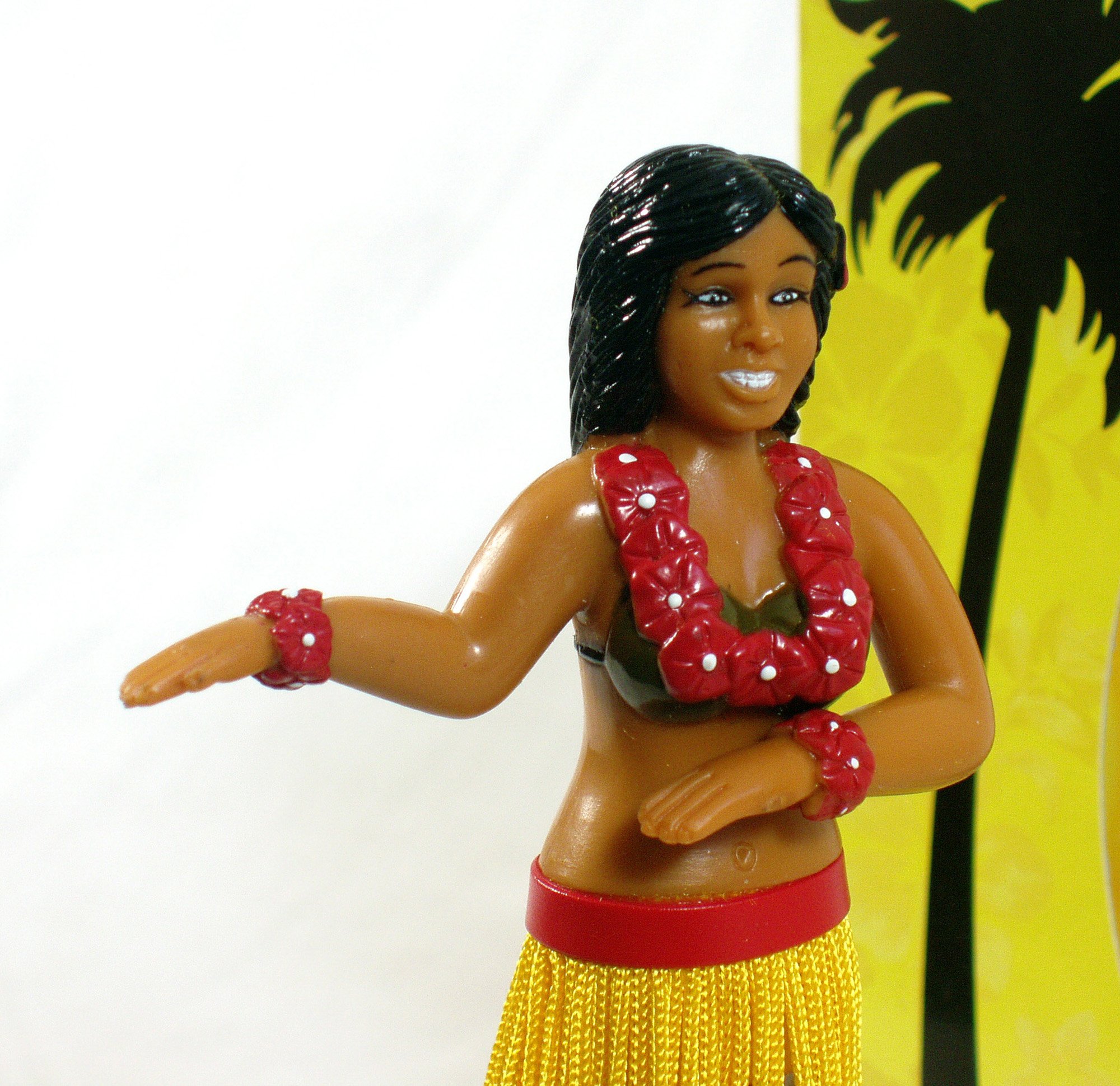 Accoutrements Dashboard Dancing Hula Girl Green