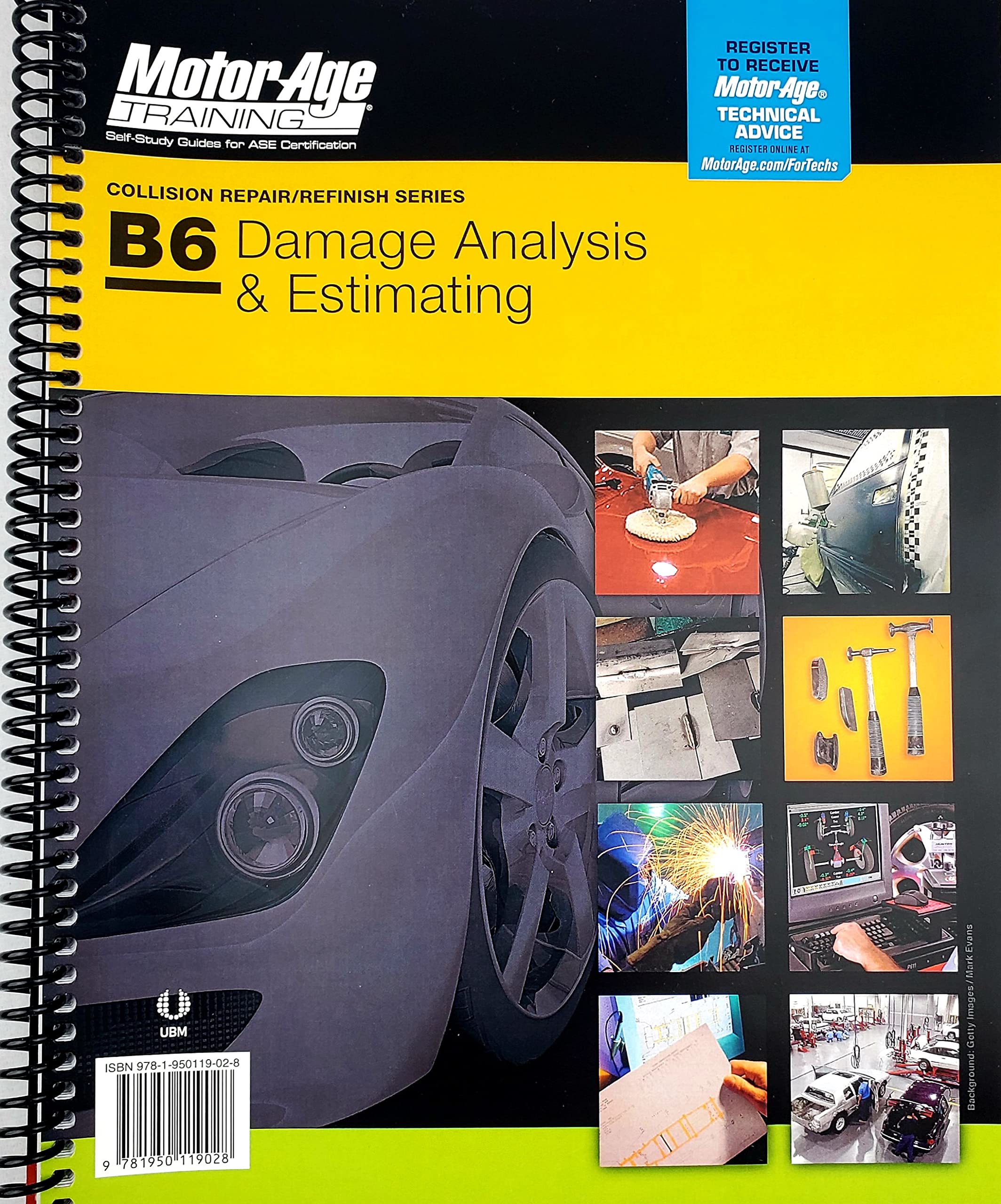 ASE Certification Test Prep Collision Repair (B2 - B6) Study Guide Package