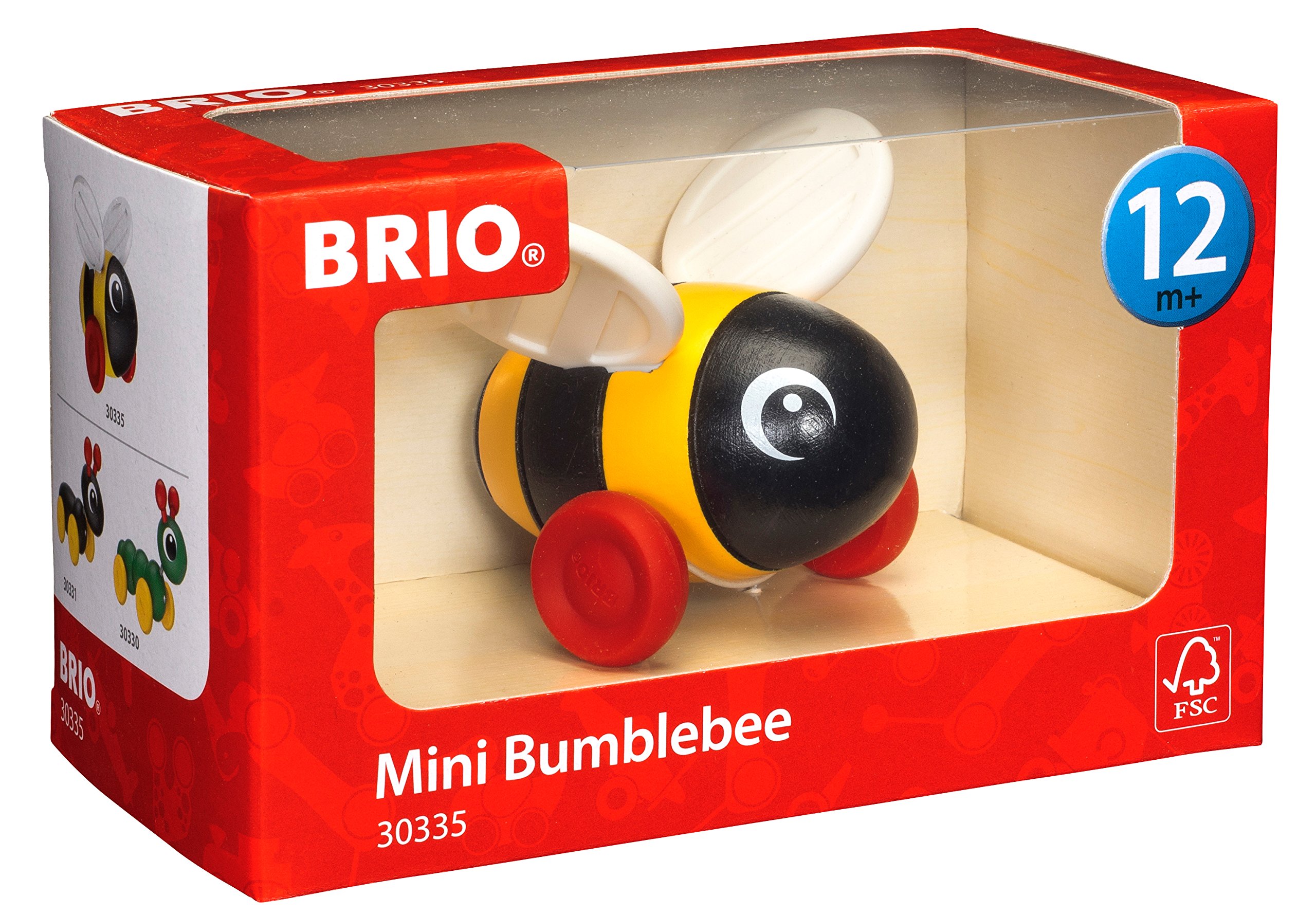 BRIO World - 30335 Mini Bumblebee Baby Toy | The Perfect Playmate for Your Toddler