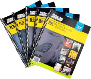 ase certification test prep collision repair (b2 - b6) study guide package