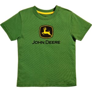 john deere boys john deere kids trademark short sleeve tee t shirt, green, 3 us