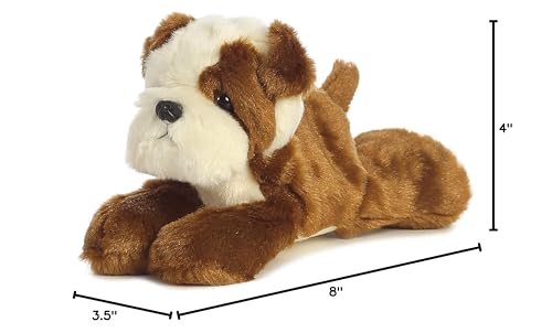 Aurora® Adorable Mini Flopsie™ Semper Fi Stuffed Animal - Playful Ease - Timeless Companions - Brown 8 Inches