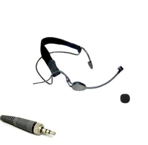 av-jefes cm518ls headband headset microphone with 3.5mm lock-screw connector