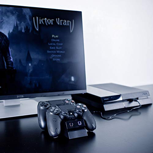 Venom Twin Sony Docking Station - Dual Charging for PS4 Controller/Gamepad - PlayStation 4