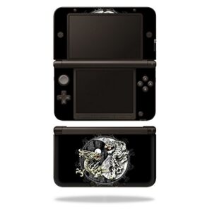 mightyskins skin compatible with nintendo 3ds xl original (2012-2014 models) sticker wrap skins yin and yang