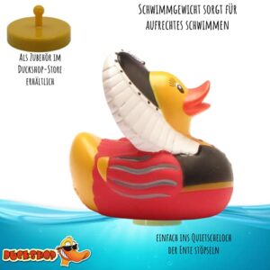 Yarto Famous & Historical Rubber Duck Bath Toys | Educational | Child Safe | Tested for Ages 0+ | Collectable | Party Favors | Cake Toppers (Queen Elizabeth)