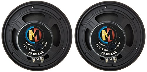 Memphis 15-SRX62 SRX62 6.5" 60 Watts RMS Coaxial Car Audio Stereo Door Speakers