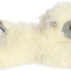 Aurora® Adorable Mini Flopsie™ Black Face Sheep Stuffed Animal - Playful Ease - Timeless Companions - White 8 Inches