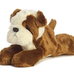 Aurora® Adorable Mini Flopsie™ Semper Fi Stuffed Animal - Playful Ease - Timeless Companions - Brown 8 Inches